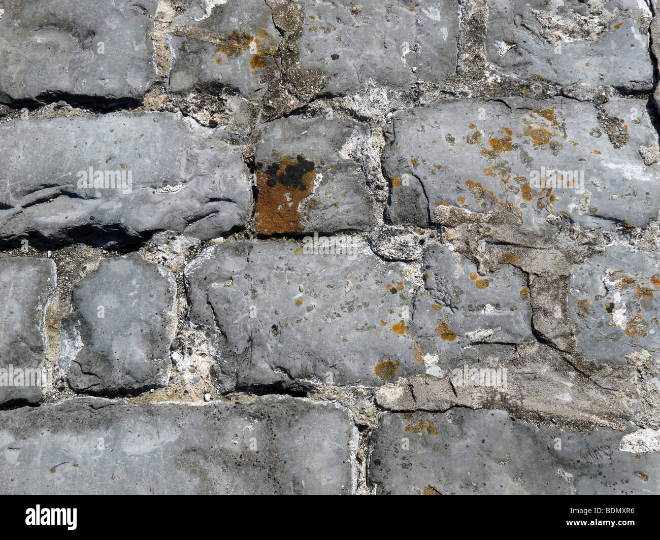 worn limestone pavement Stock Photo - Alamy