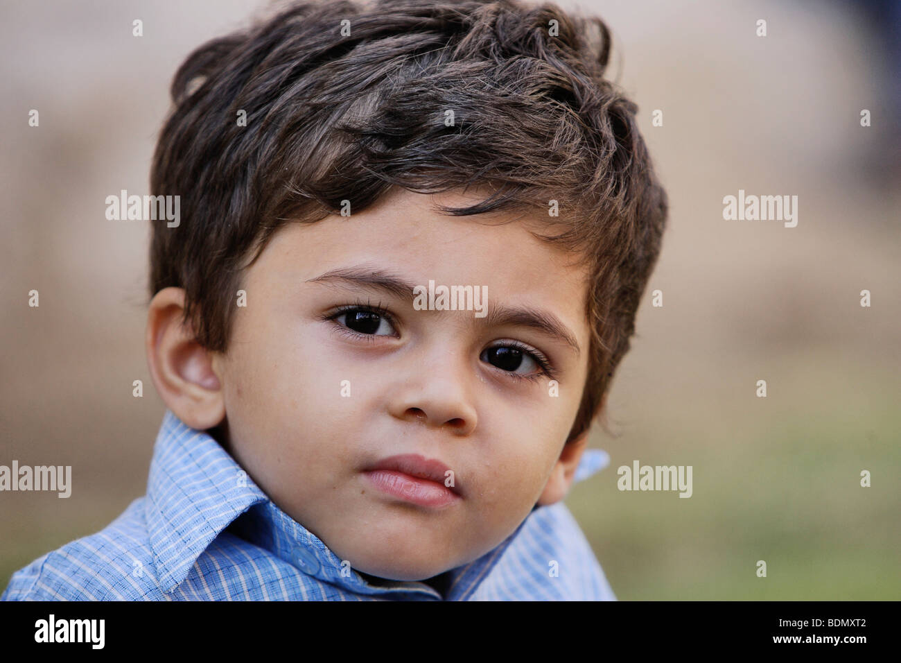 Coptic child, kindergarten, Beni Suef, Central Egypt, Egypt, Africa ...