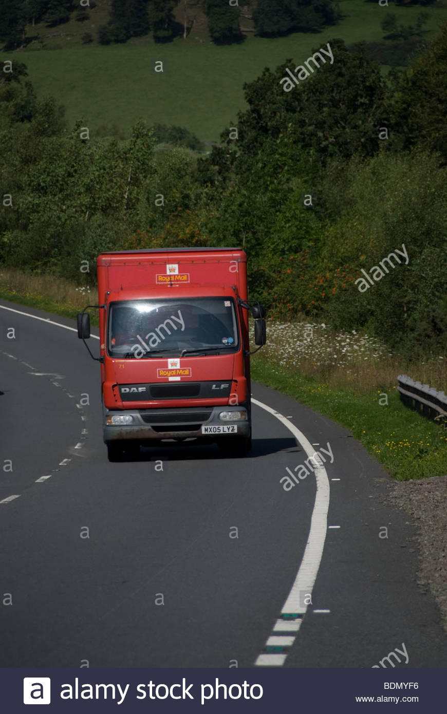 Red Royal Mail Truck Stock Photos & Red Royal Mail Truck Stock Images ...