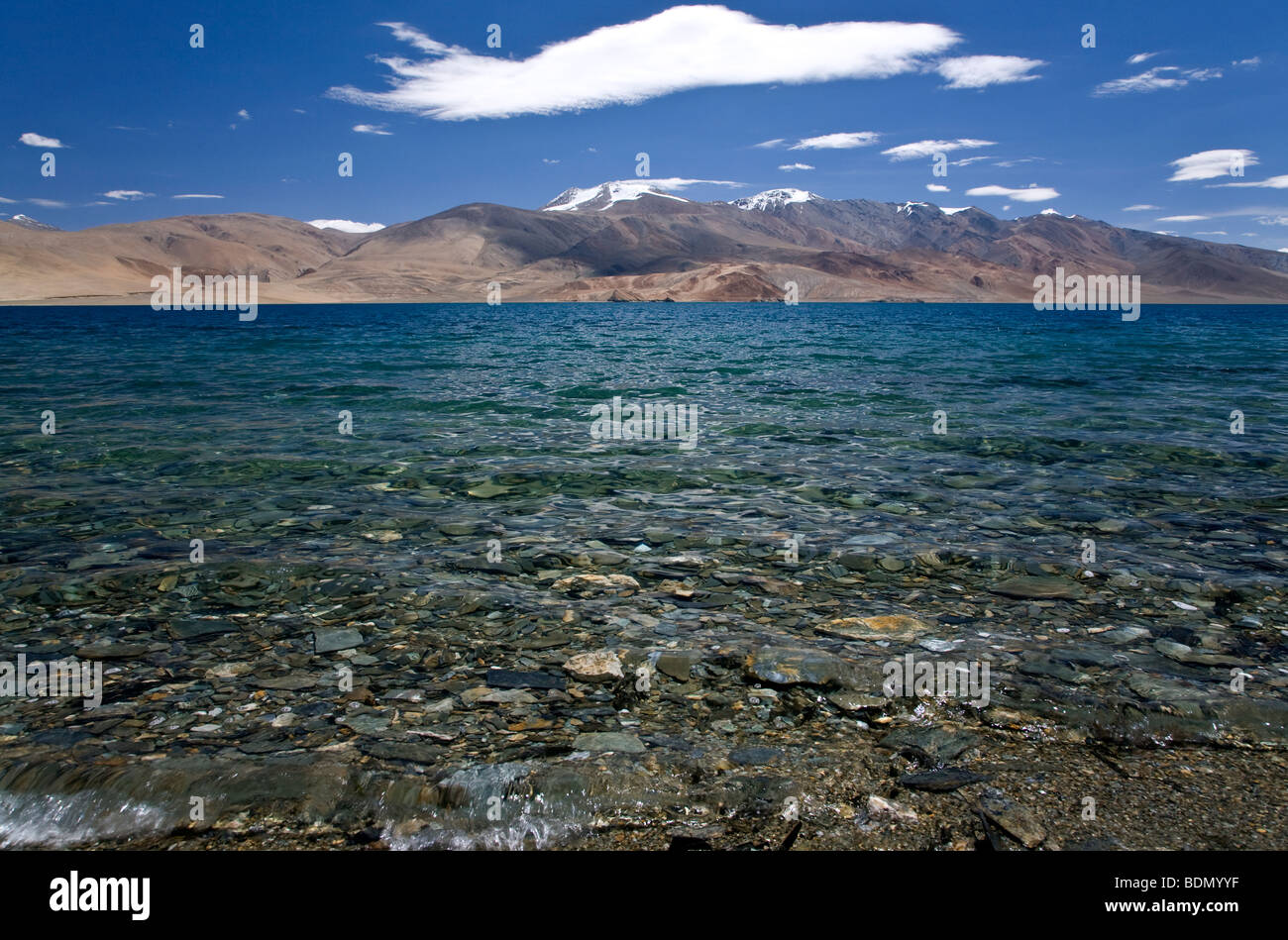 Tso Moriri Lake. Ladakh. India Stock Photo - Alamy
