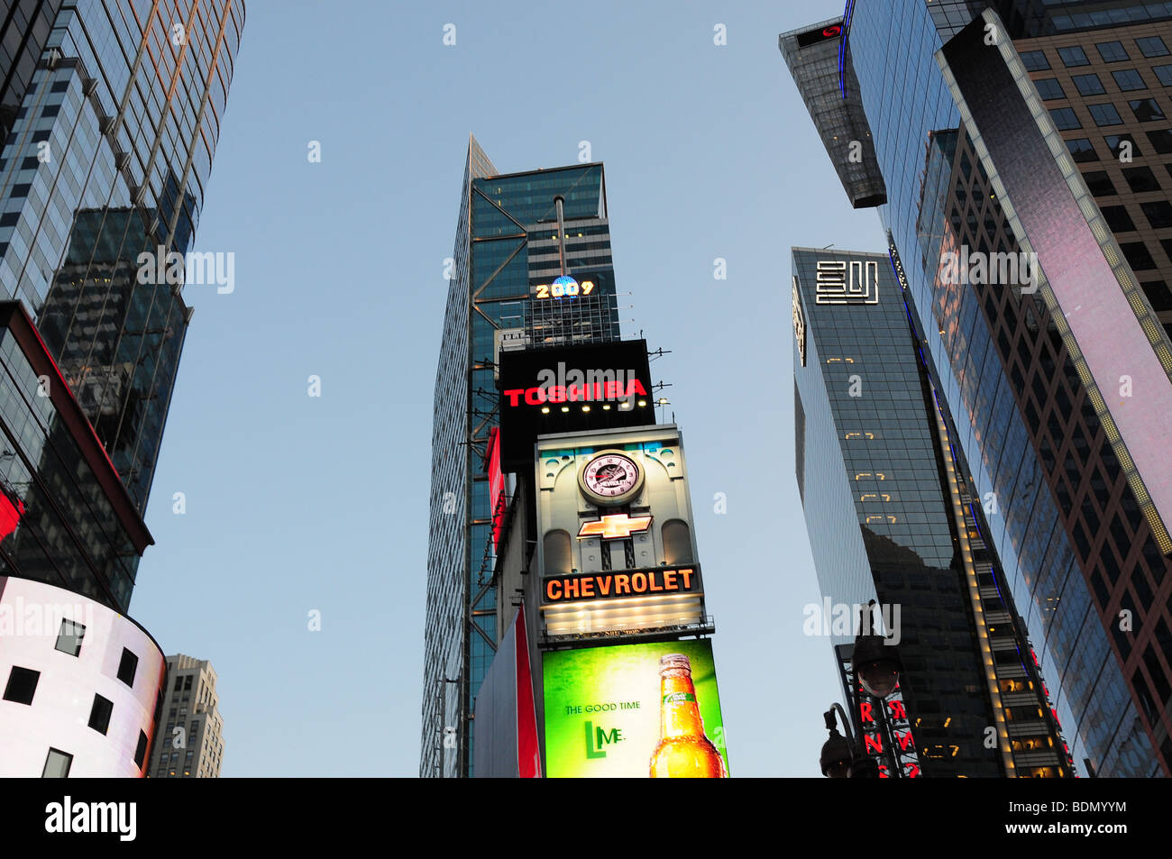 Times square lights hi-res stock photography and images - Alamy