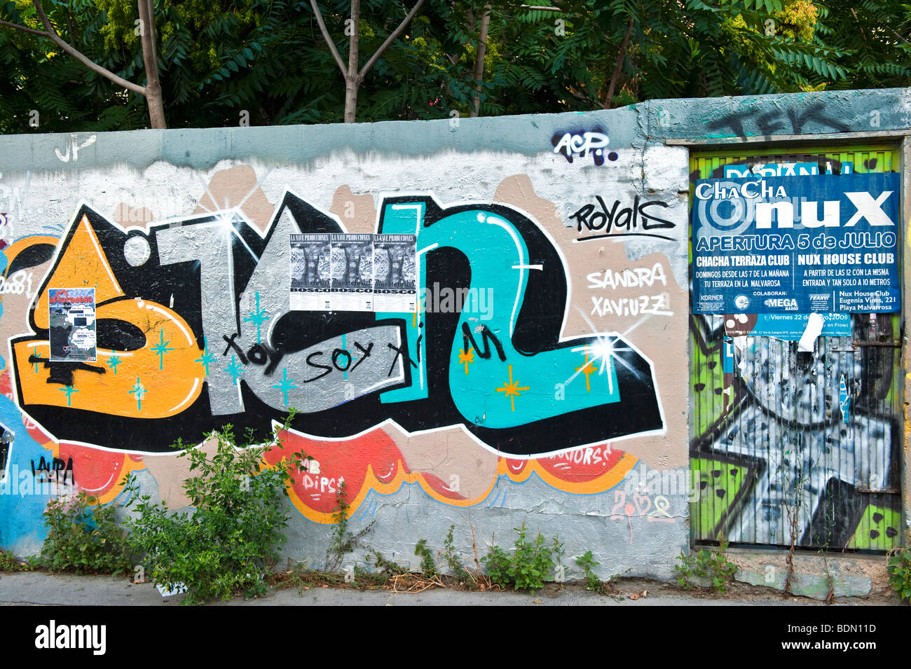 Graffiti on a wall in Spain Stock Photo - Alamy