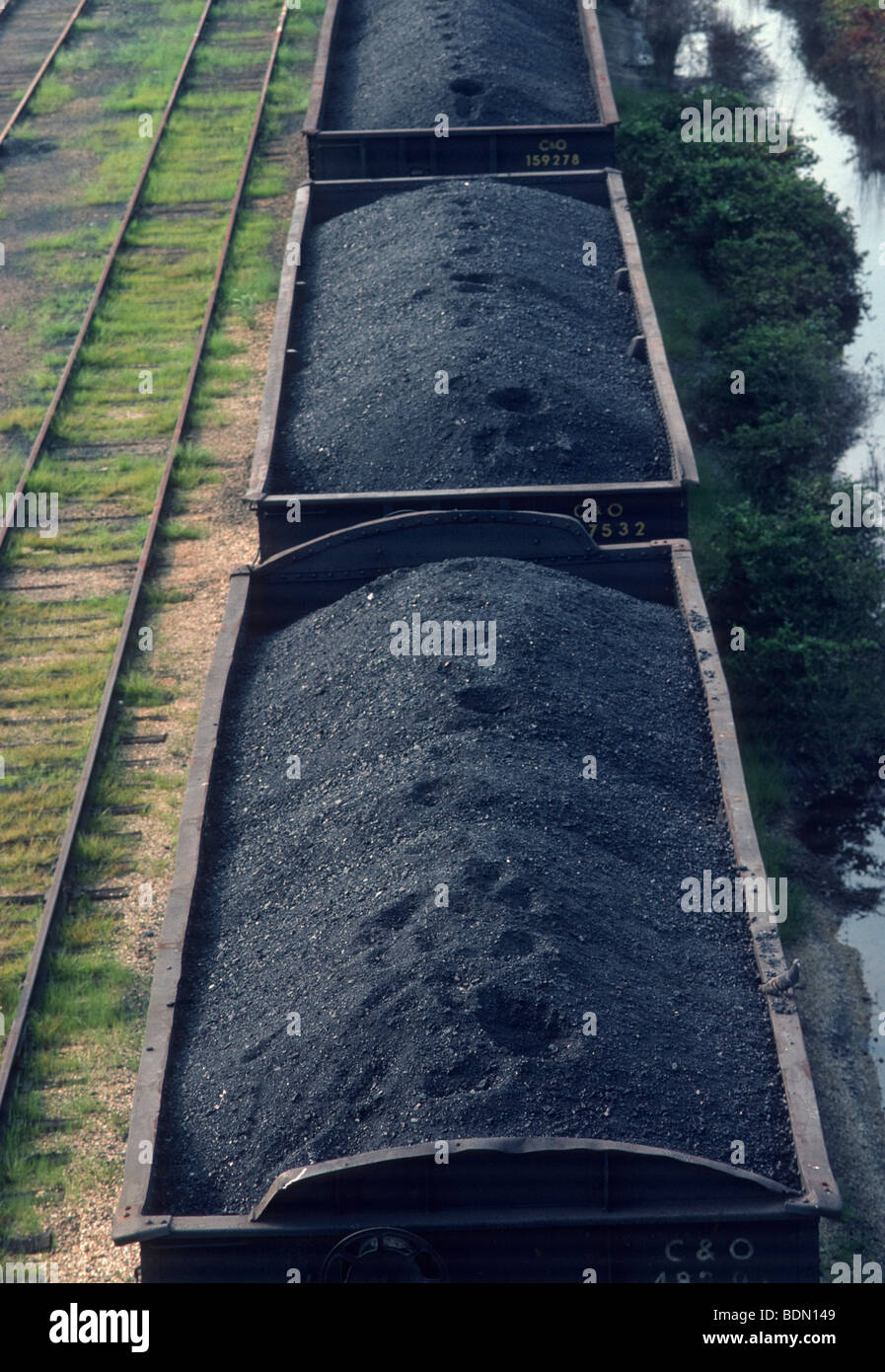Coal yards loading in Norfolk, VA Stock Photo - Alamy