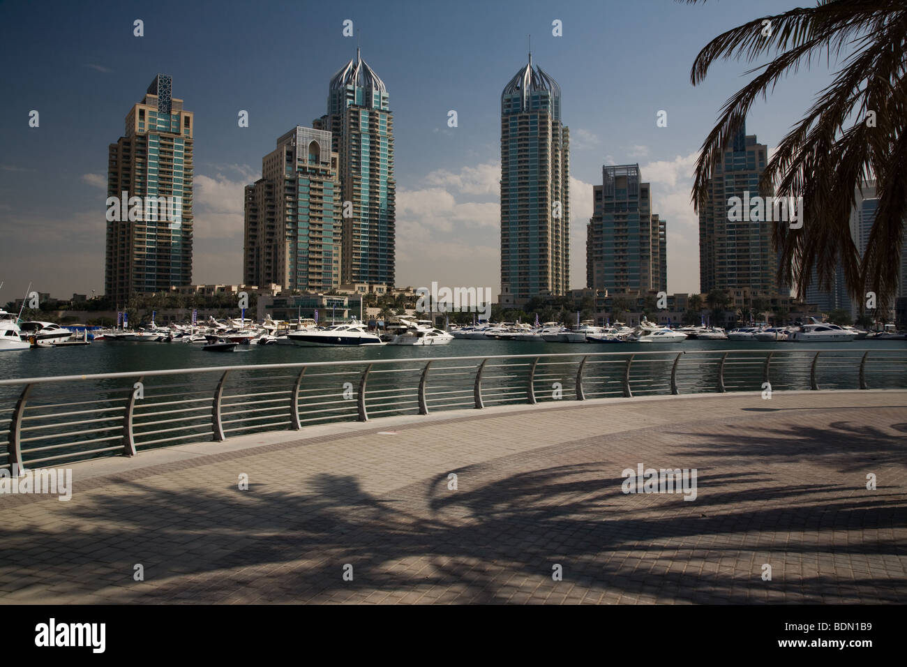 Dubai Marina Buildings Dubai UAE Middle East Stock Photo - Alamy