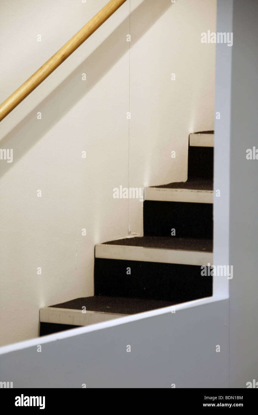 empty steps on stand in exhibition hall Stock Photo - Alamy