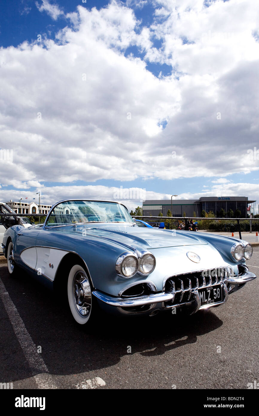 Blue corvette hi-res stock photography and images - Alamy