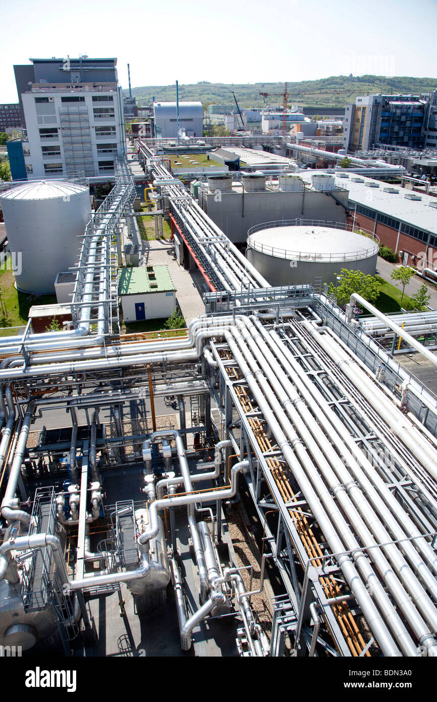 Premises of the pharmaceutical company Boehringer Ingelheim GmbH ...