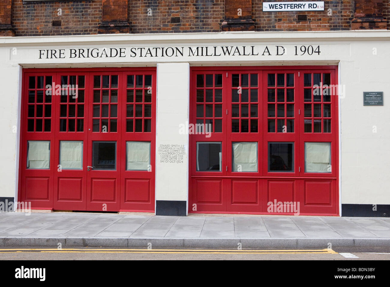 Old millwall fire station on hi-res stock photography and images - Alamy