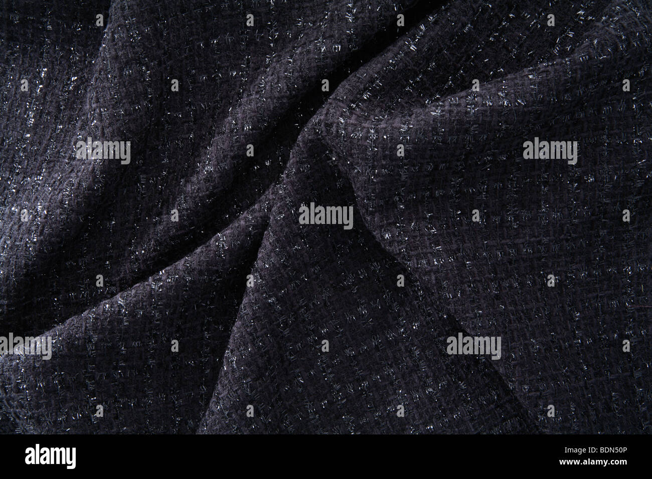 black speckled fabric Stock Photo - Alamy