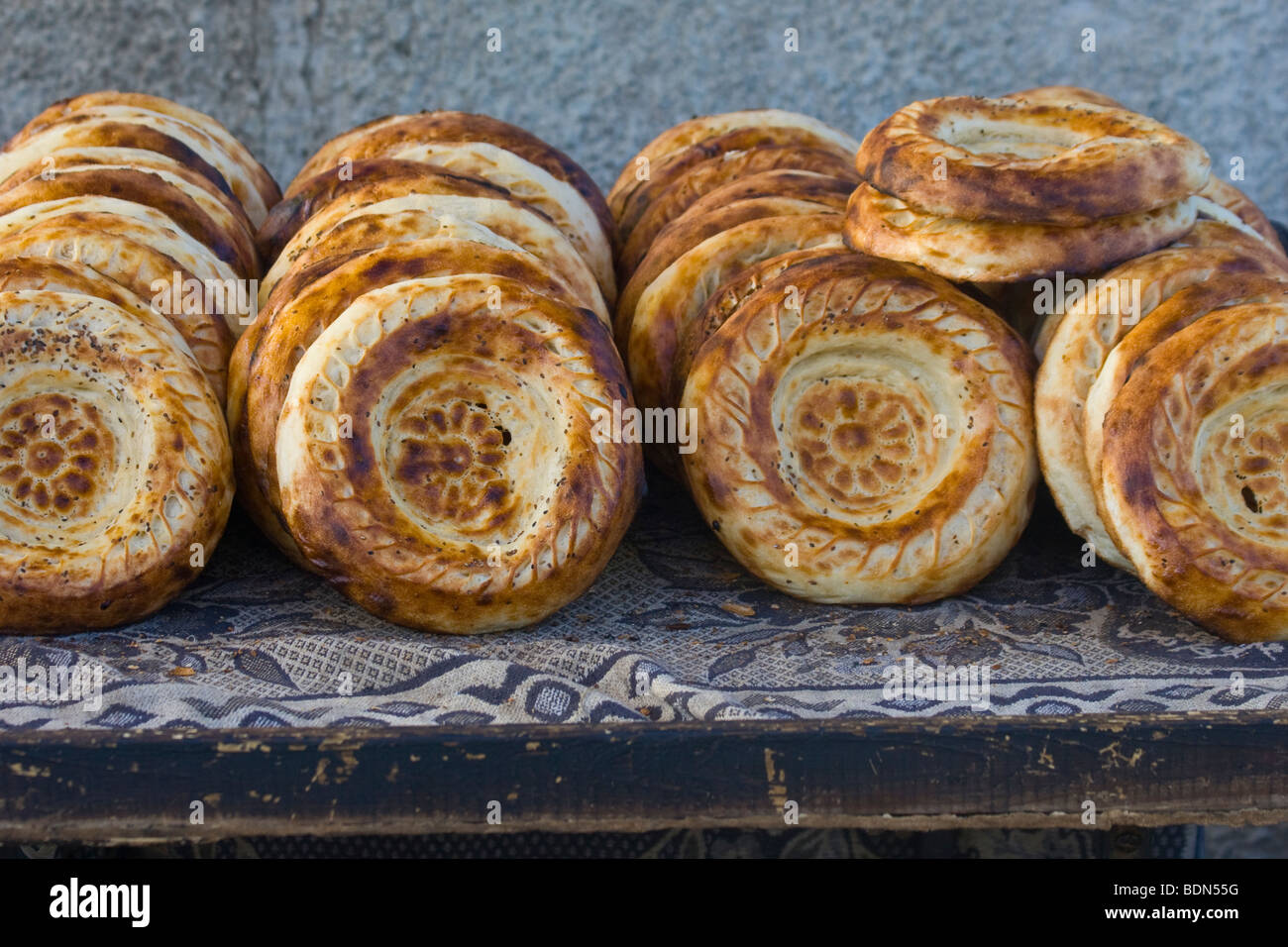 Bread in the Market in Osh Kyrgyzstan Stock Photo - Alamy