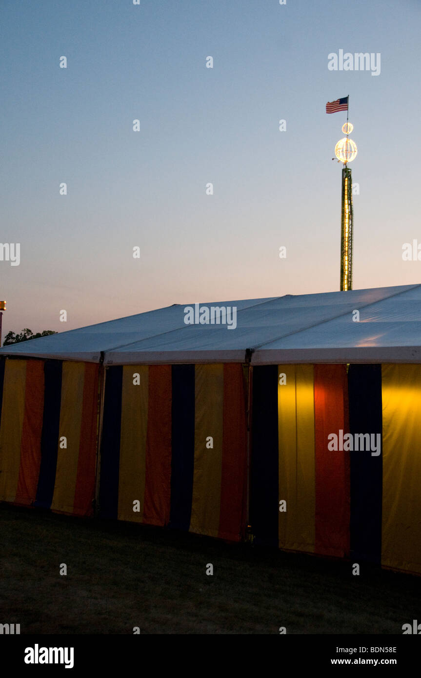 tent at the fair Stock Photo - Alamy