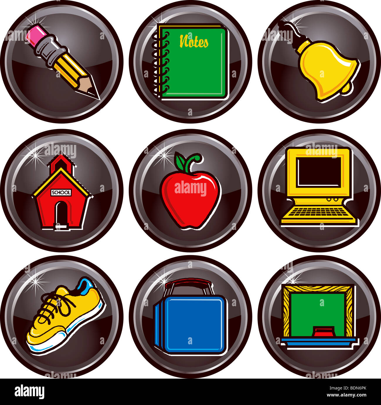 School symbols hi-res stock photography and images - Alamy