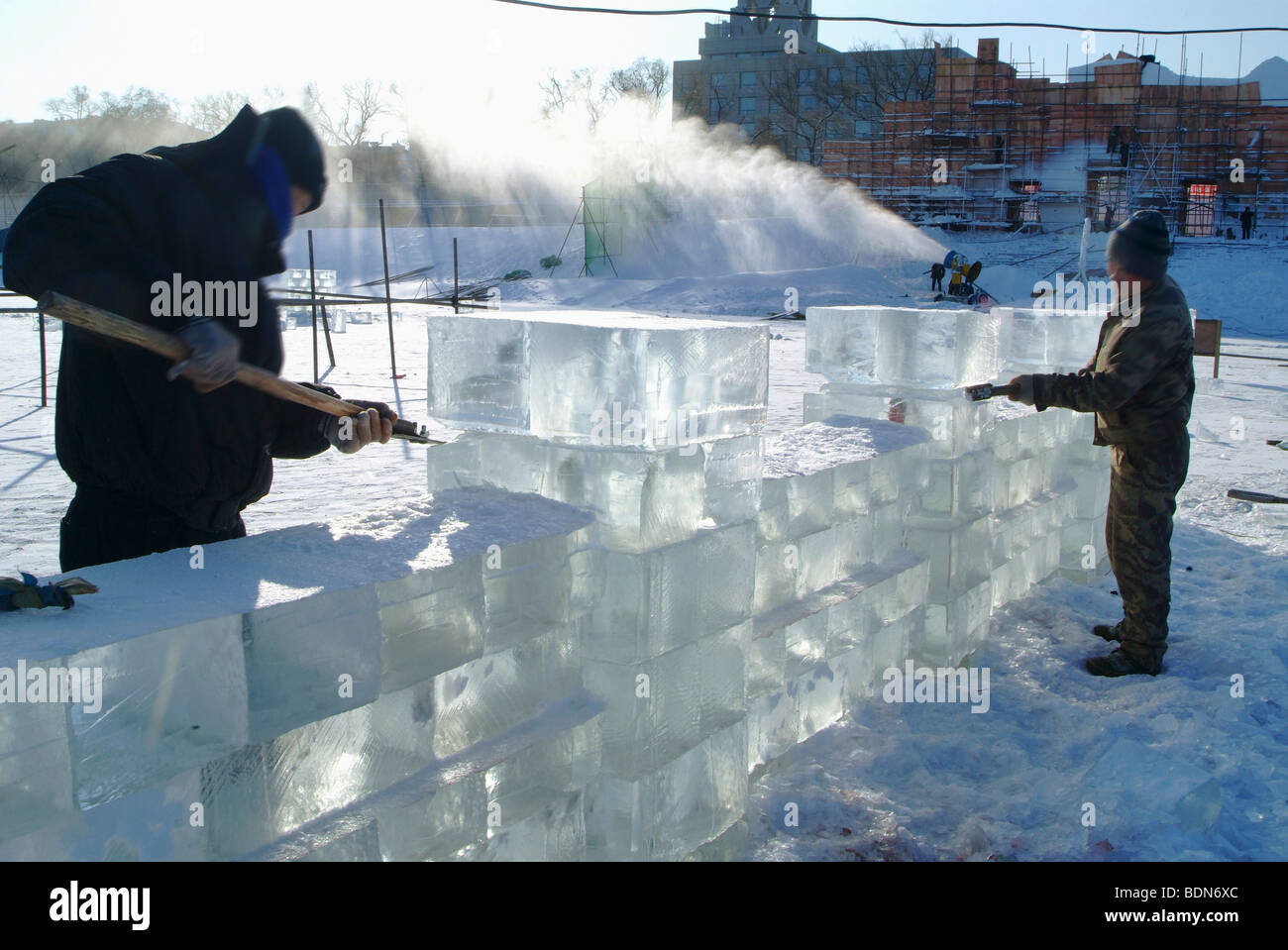 Asian ice sculpture hi-res stock photography and images - Alamy