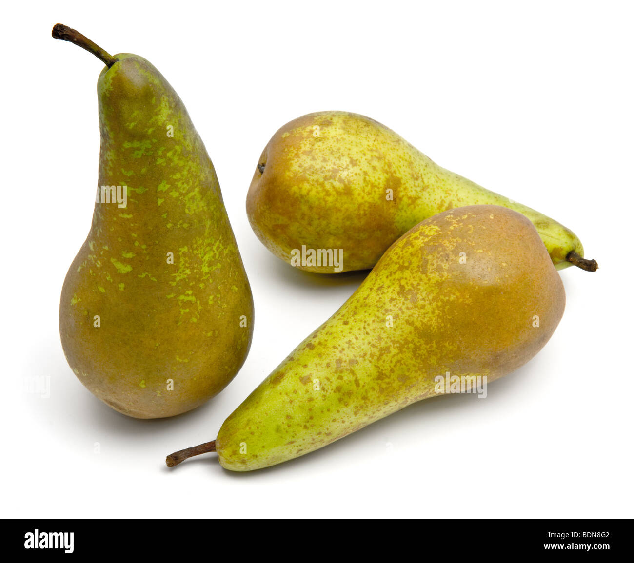 ripe fresh pears isolated on white Stock Photo - Alamy