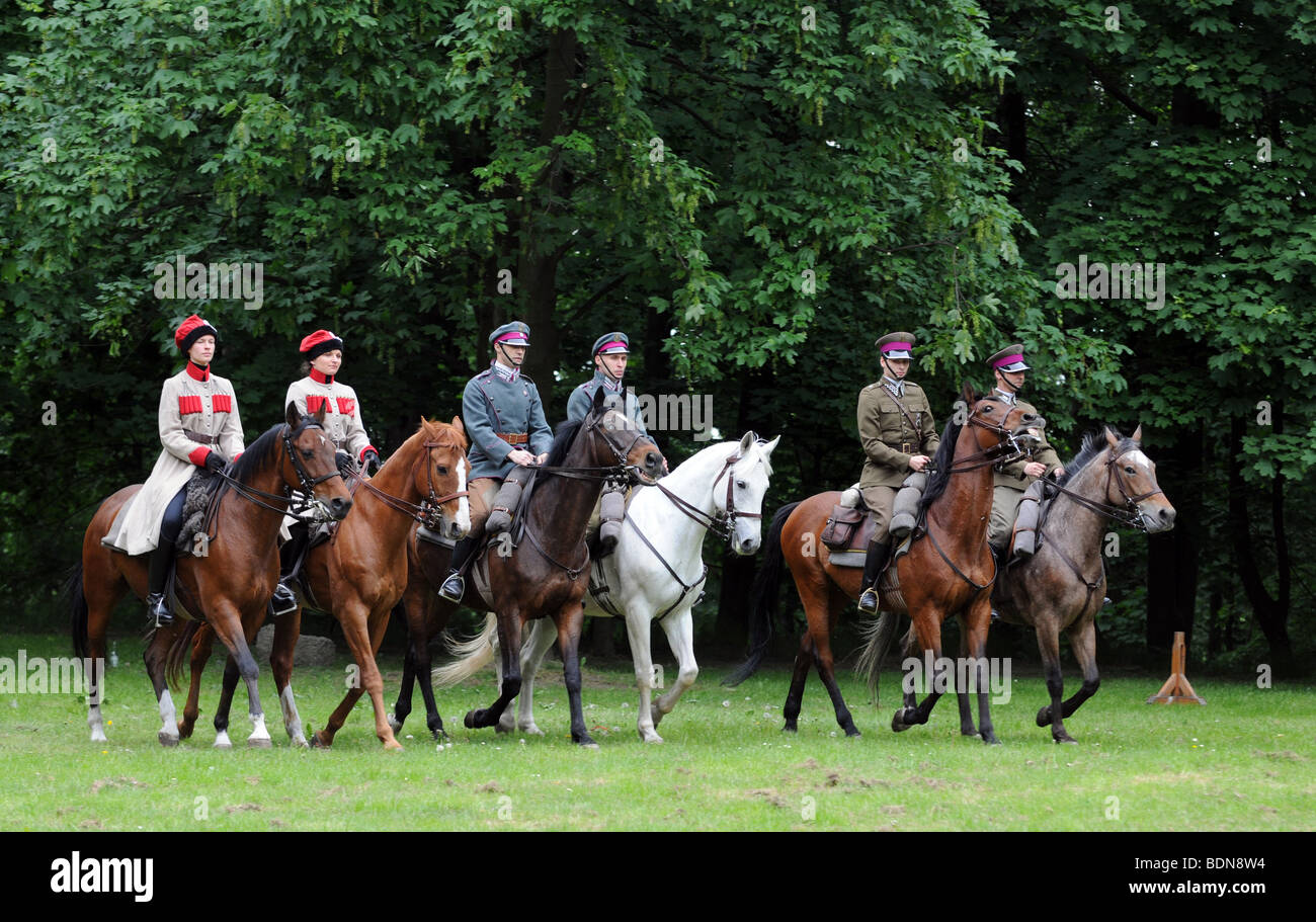 Polish historical cavalry show in Warsaw, Poland Stock Photo - Alamy