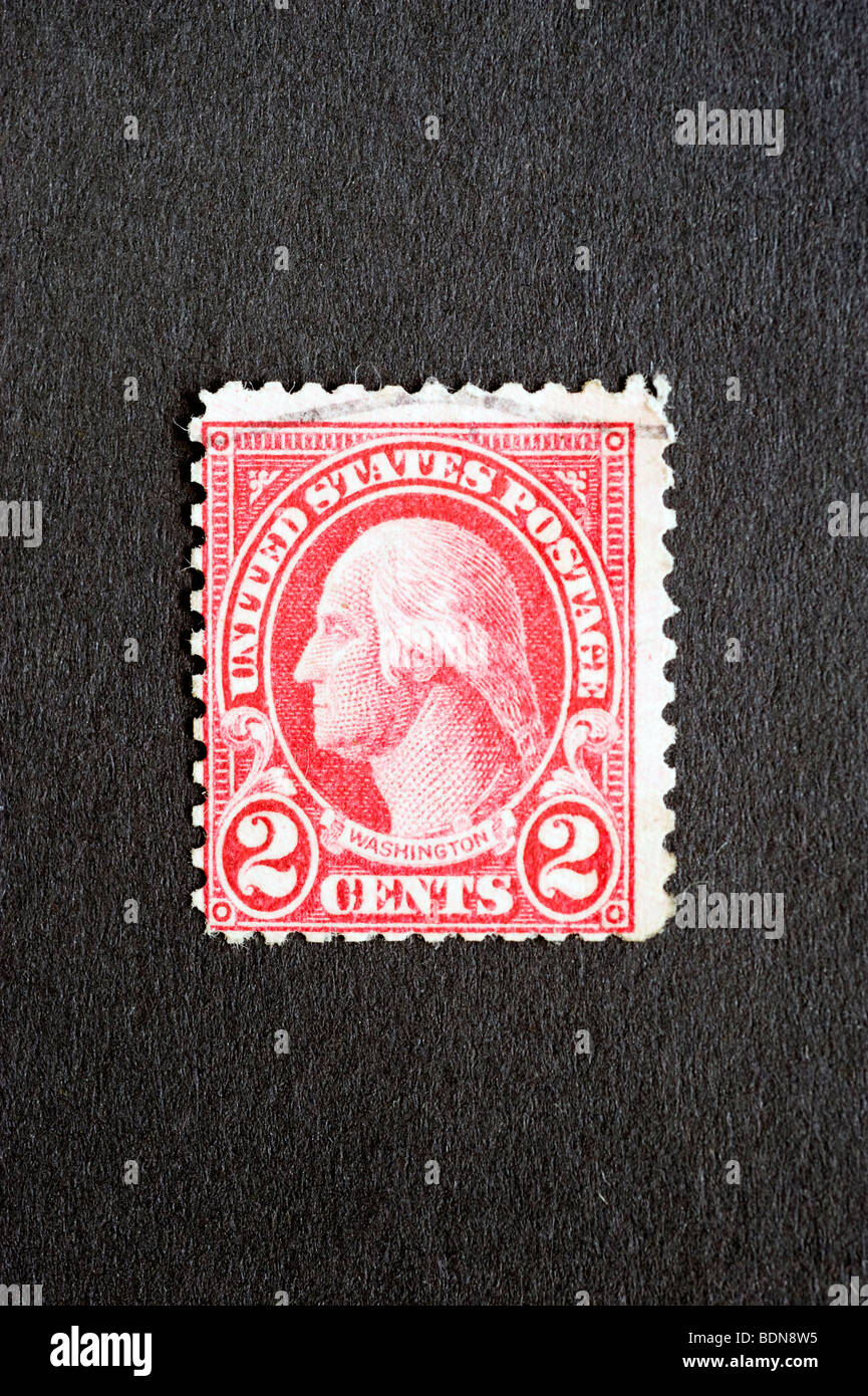 Postage stamp 2 cents Stock Photo - Alamy