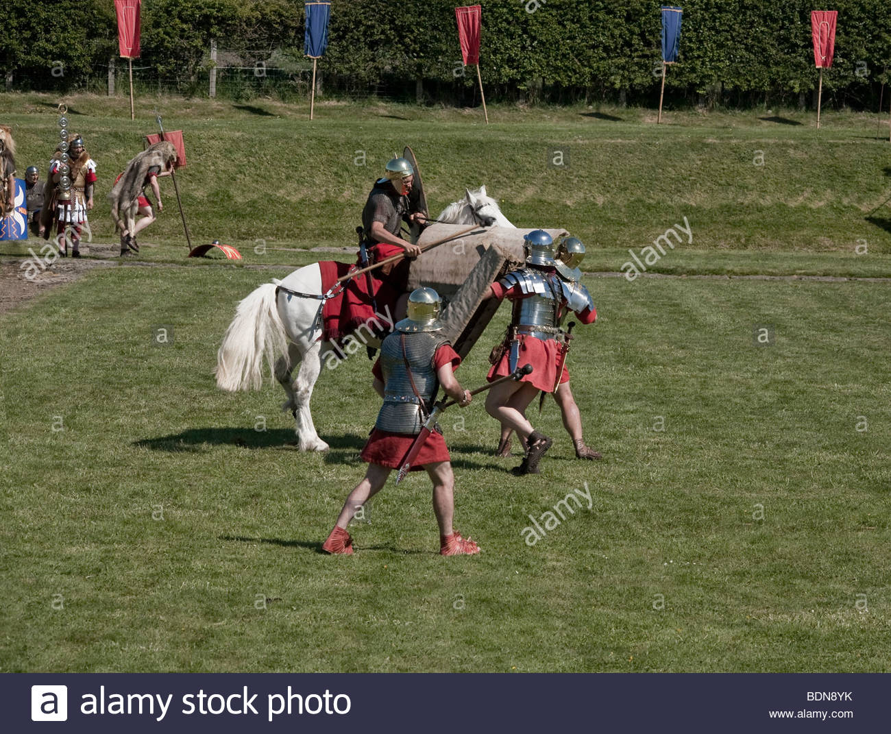 Roman Cavalry Sword Shield Stock Photos & Roman Cavalry Sword Shield ...