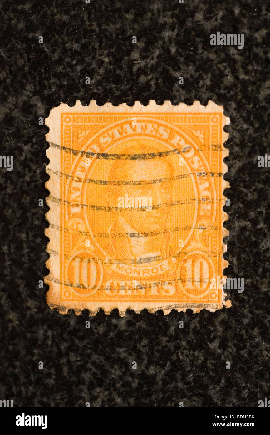 Postage stamp 10 cents Stock Photo - Alamy