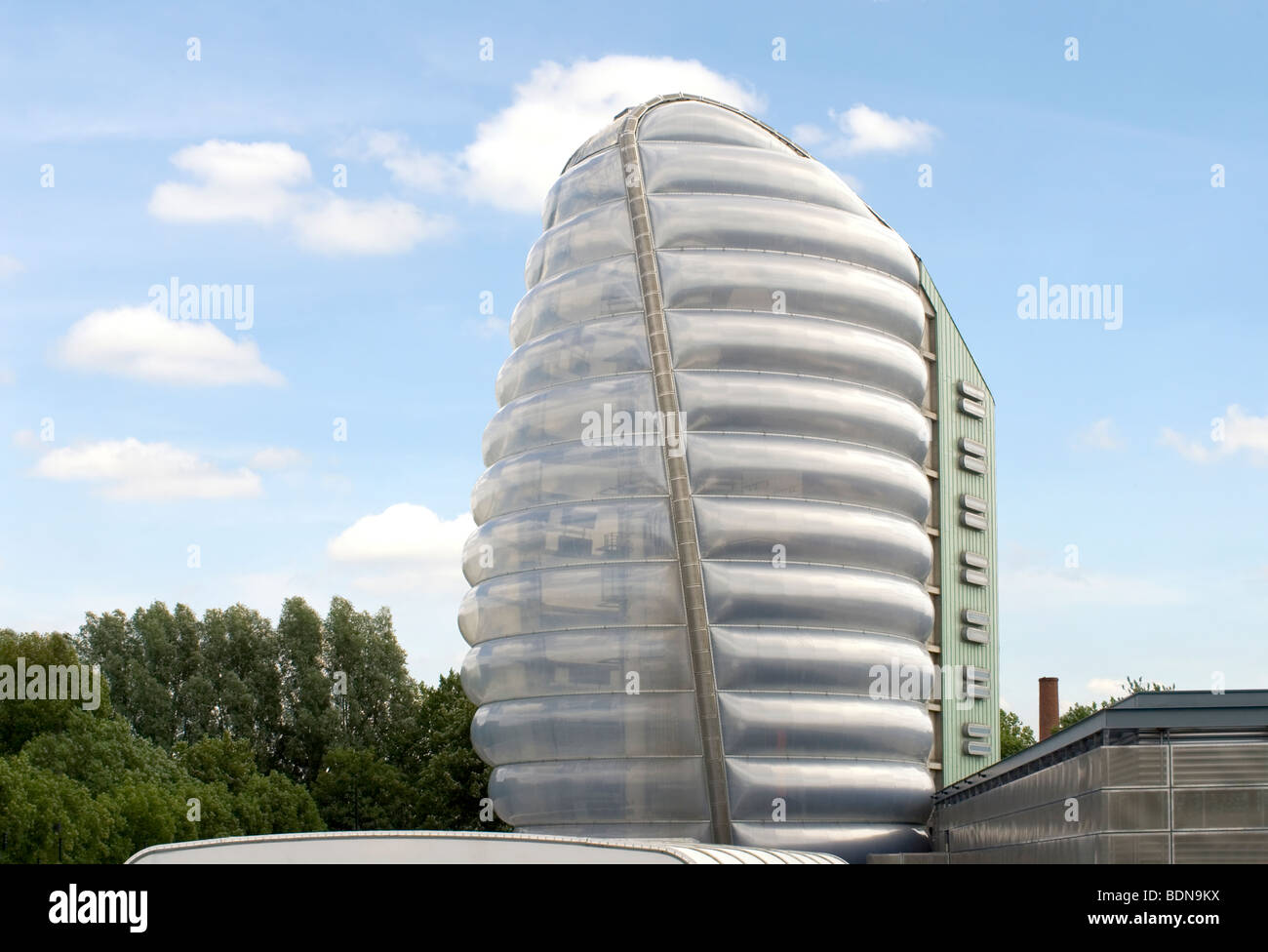 Rocket Tower of the National Space Centre in Leicester, Leicestershire ...