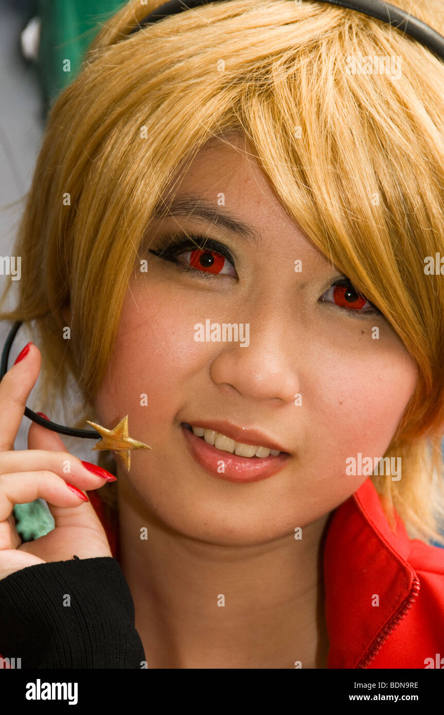 Female model in cosplay costume hi-res stock photography and images - Alamy