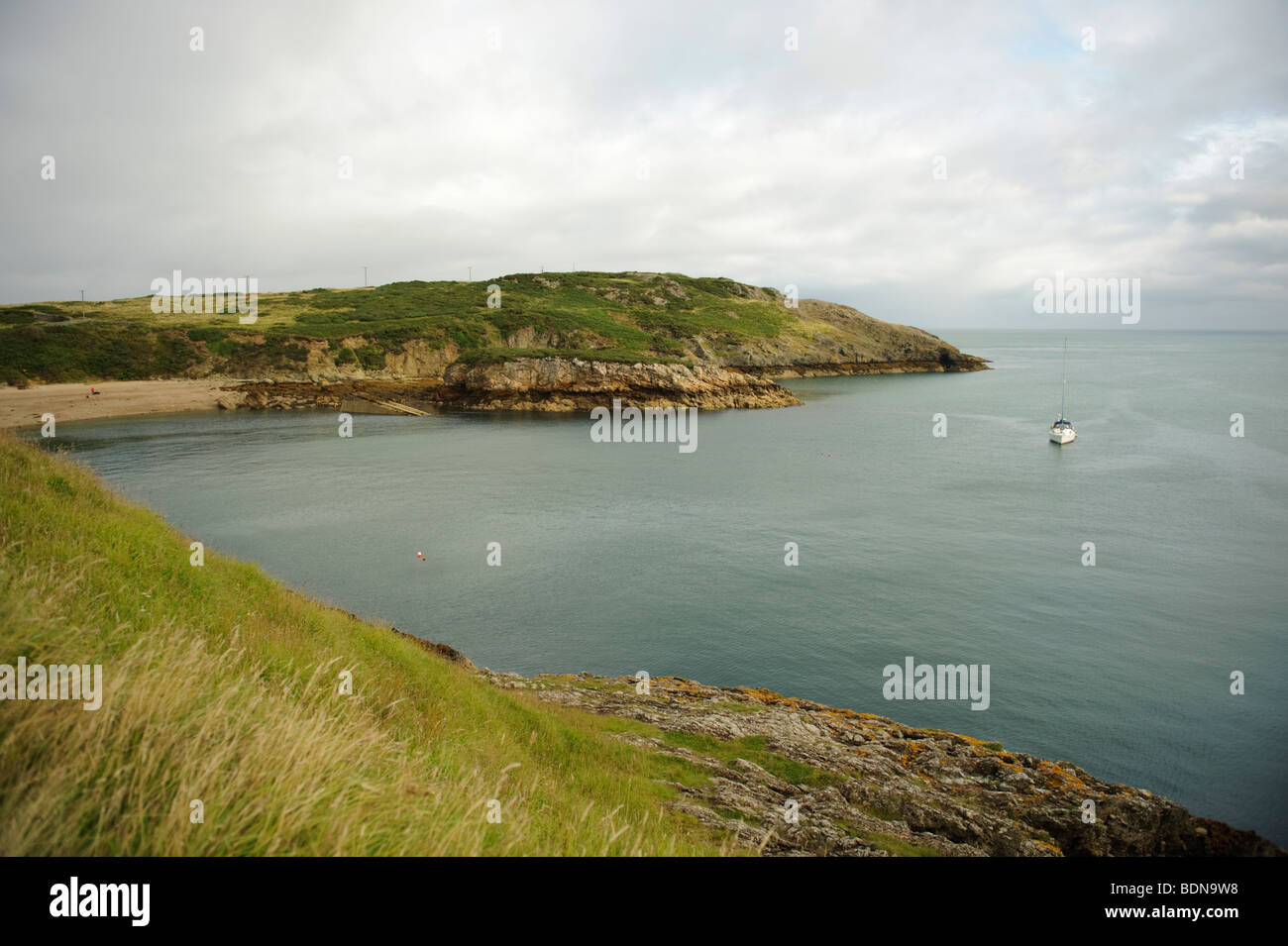 Cemaes Bay, Anglesey North Wales UK Stock Photo - Alamy