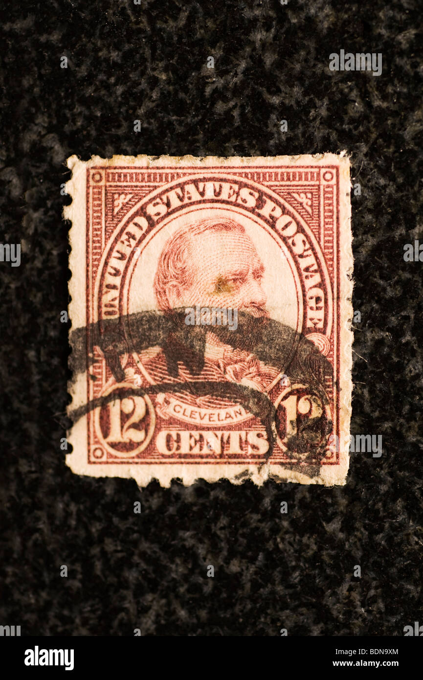 Postage stamp 12 cents Stock Photo - Alamy