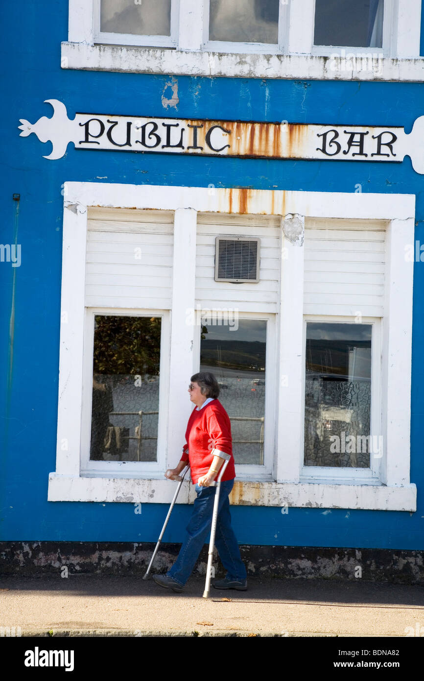 Public bar in Tobermory on the Isle of Mull, Scotland, United Kingdom ...