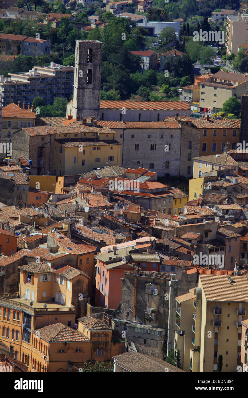 Overview of the city of Grasse Stock Photo - Alamy