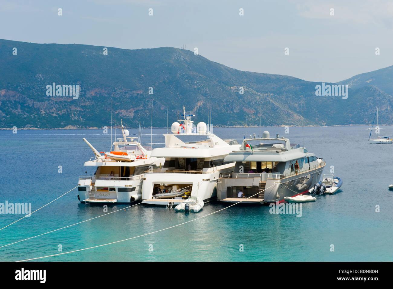 Luxury boating holidays greece hi-res stock photography and images - Alamy