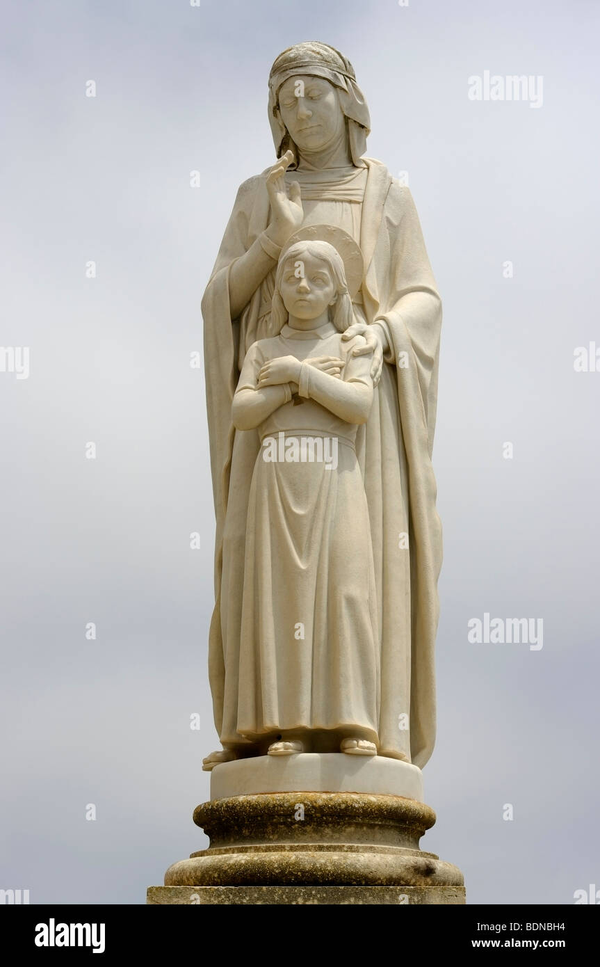 Statue at Ta' Pinu Roman Catholic church, Gozo Stock Photo - Alamy