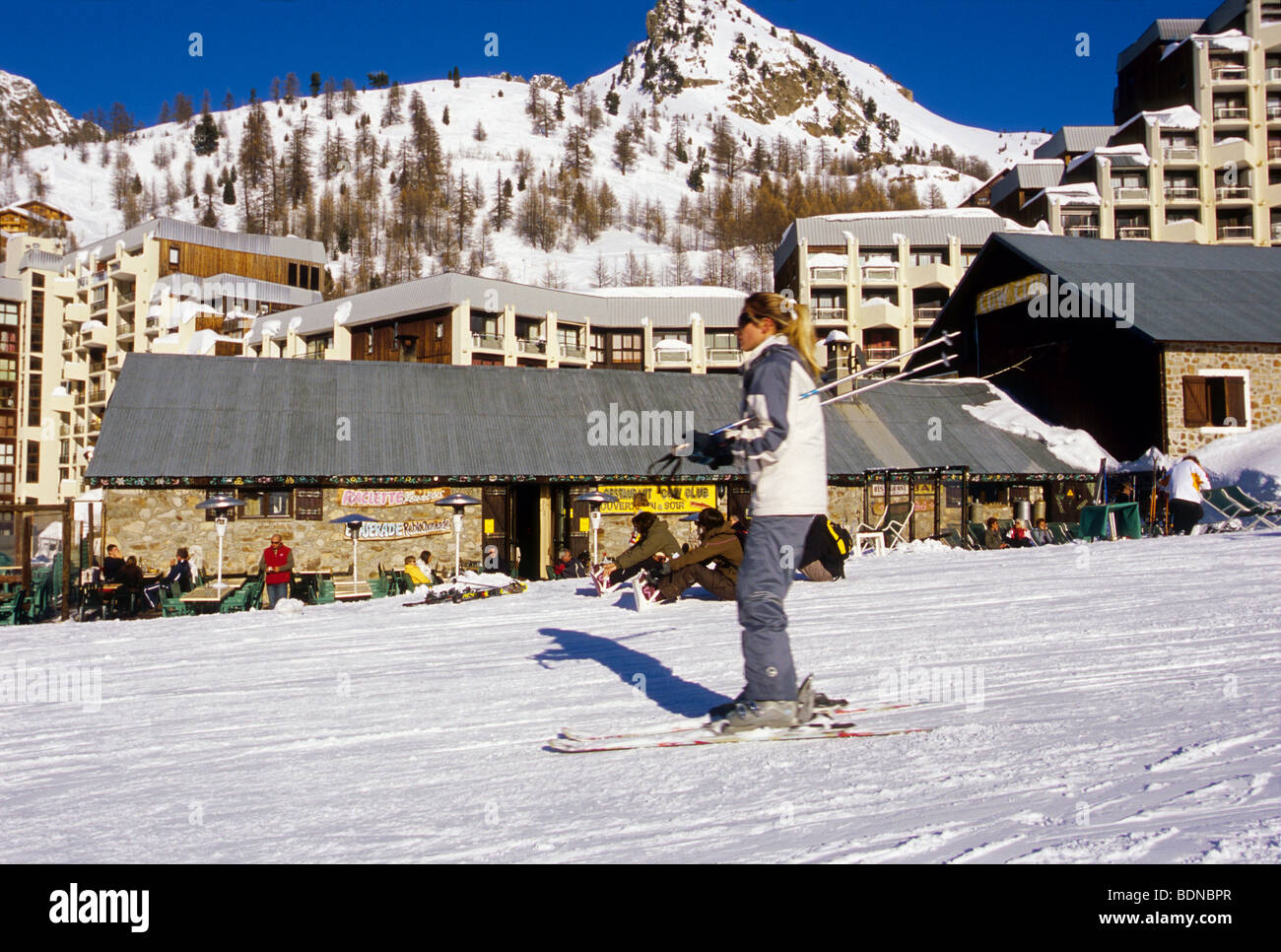 The ski station of Isola 2000 in the southern French Alps Stock Photo ...