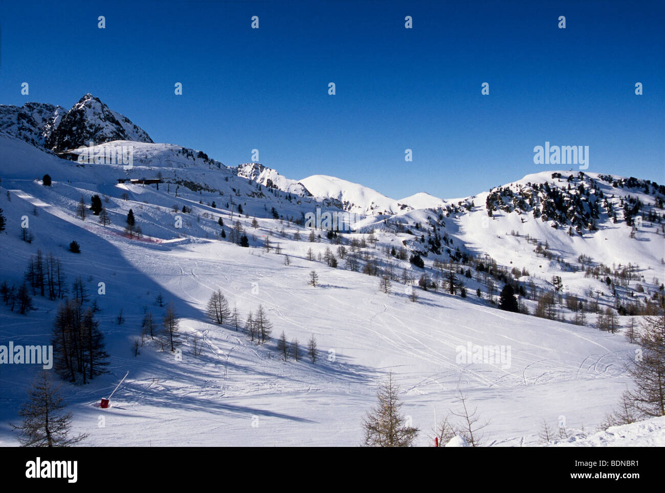 The ski station of Isola 2000 in the southern French Alps Stock Photo ...