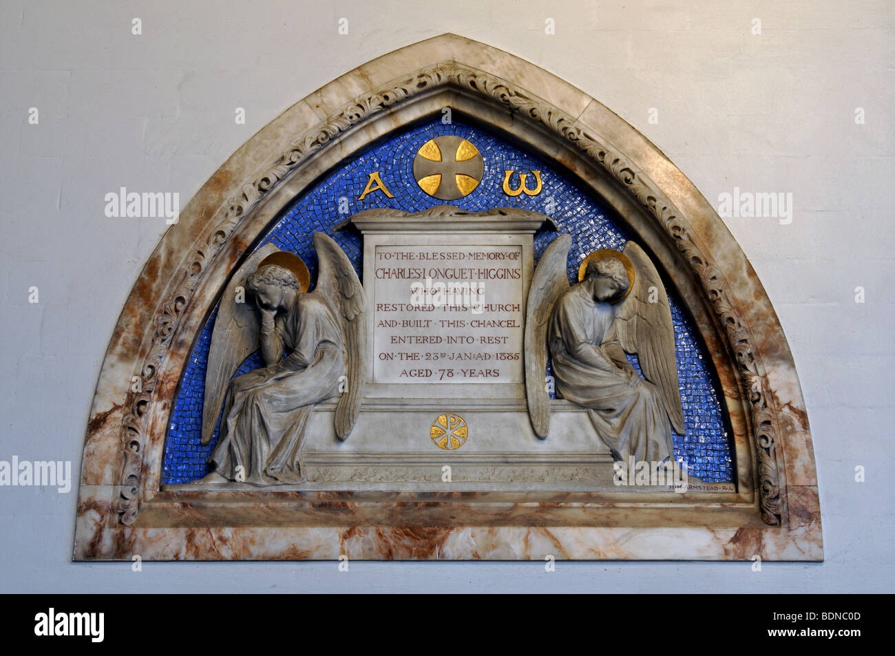 Charles Higgins memorial, All Saints Church, Turvey, Bedfordshire ...