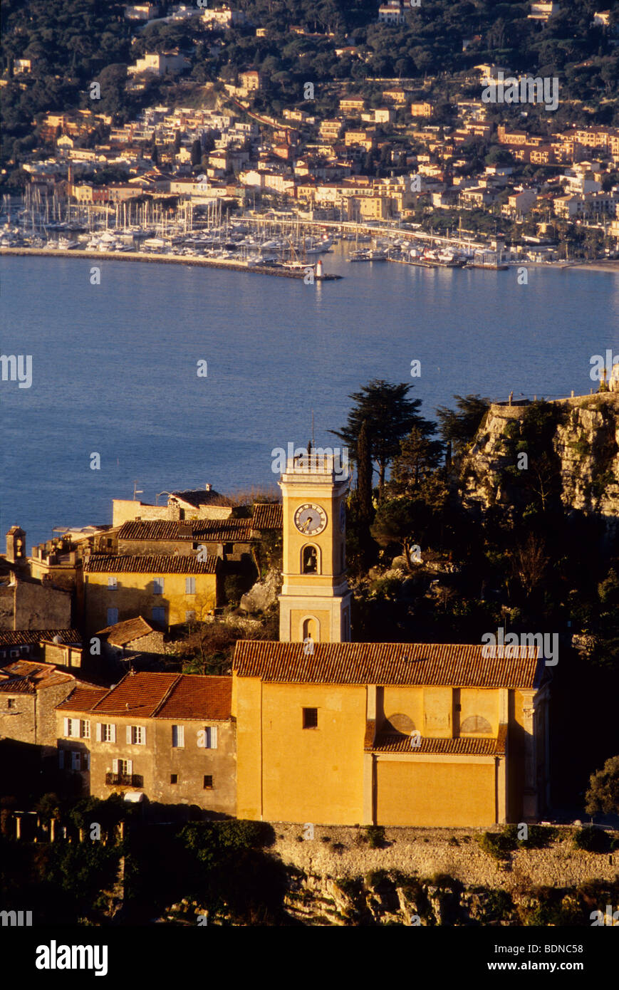 The village of Eze Alpes-MAritimes 06 PACA Cote d'azur French Riviera ...
