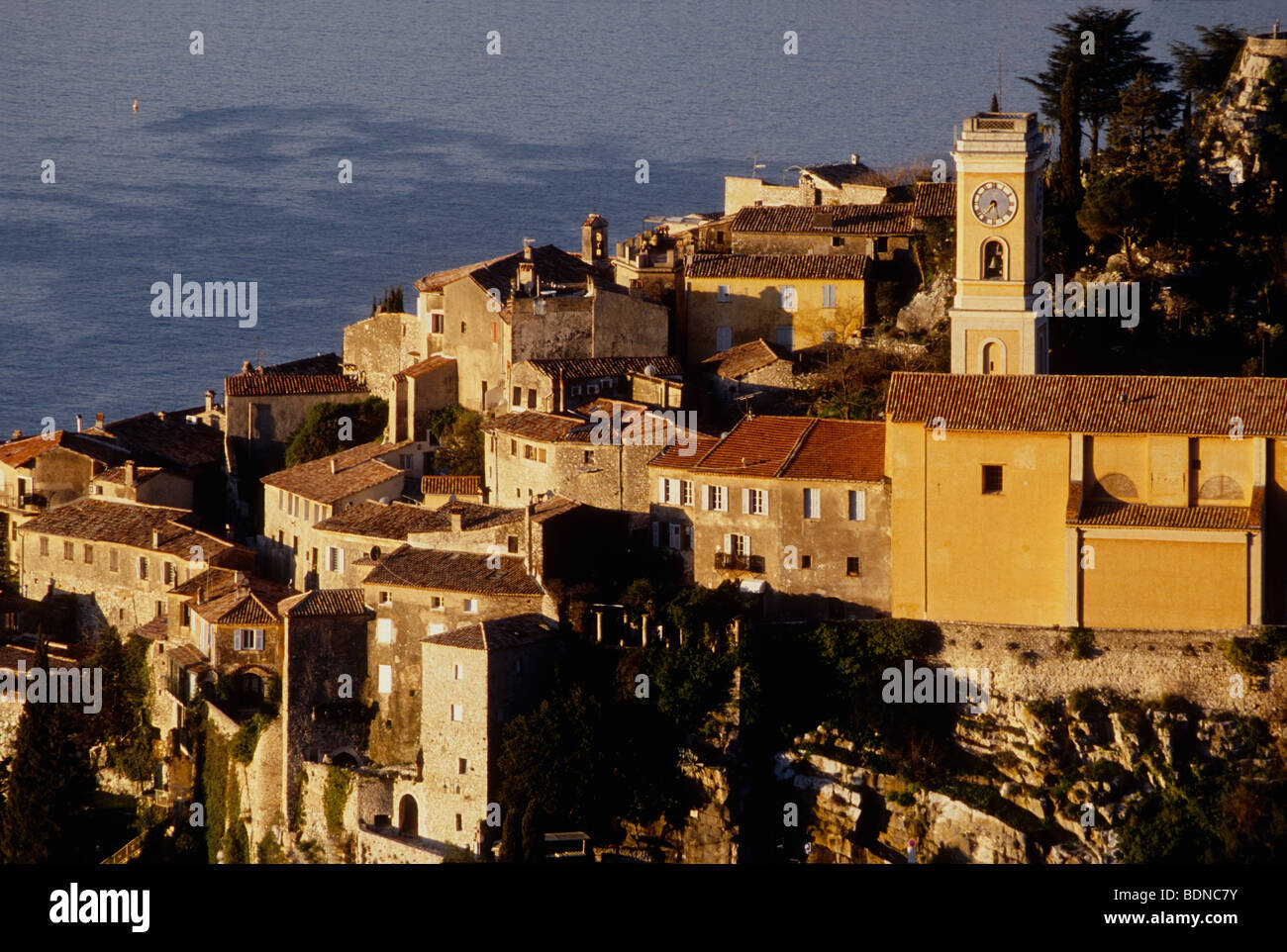 The medieval perched village of Eze Alpes-MAritimes 06 PACA Cote d'azur ...