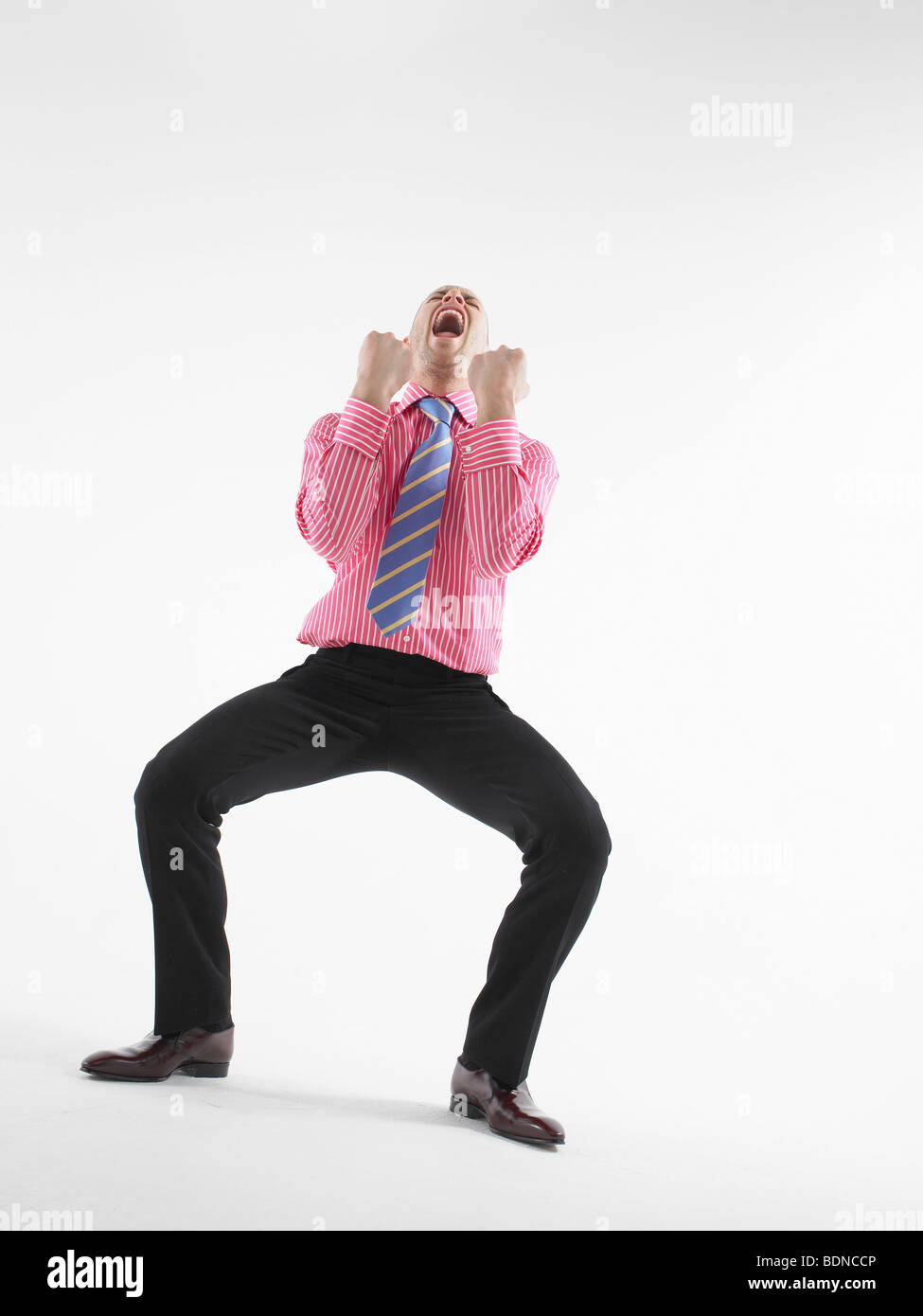 Full body young excited hi-res stock photography and images - Alamy