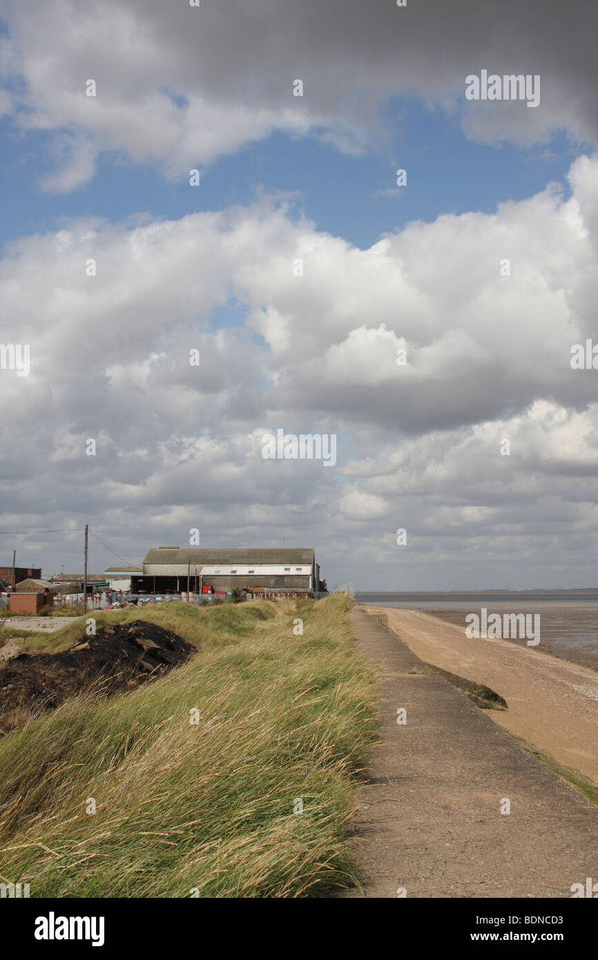 Grimsby Docks & Humber Estuary, Lincolnshire, England, U.K Stock Photo ...