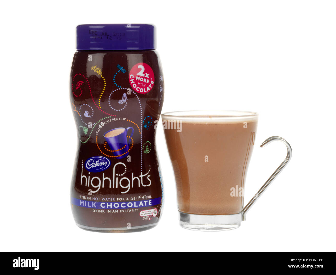 Instant Hot Chocolate Stock Photo - Alamy