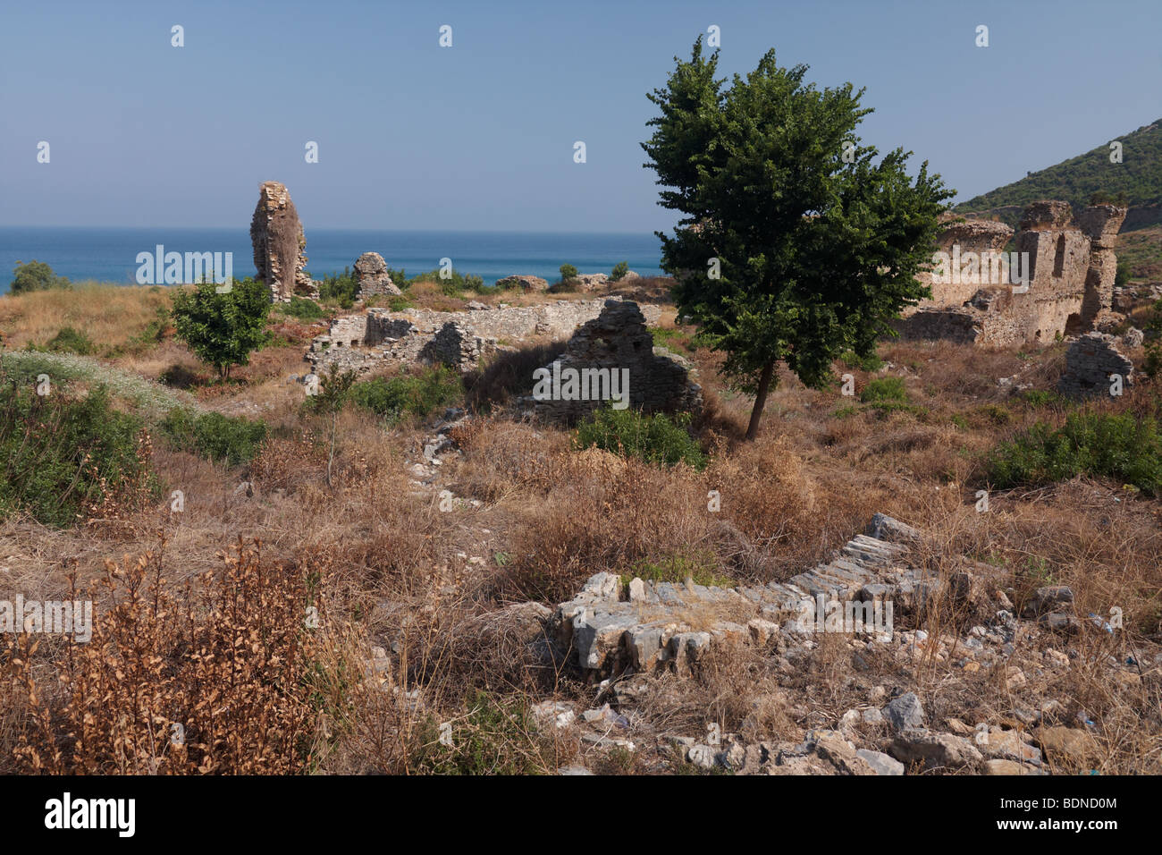 Byzantine ghost town of Anamurium Stock Photo - Alamy