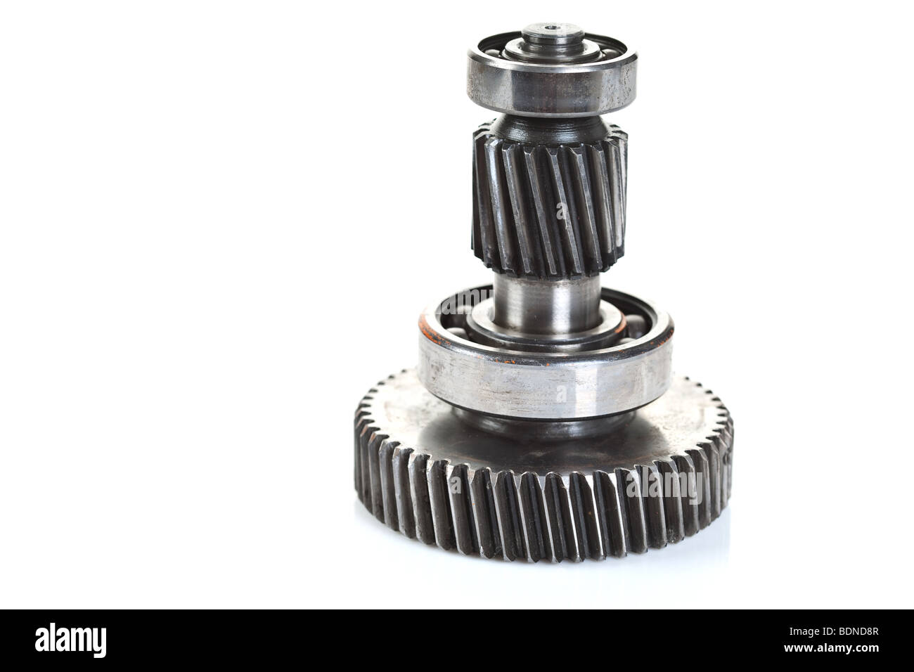 Gear isolated on white background Stock Photo - Alamy