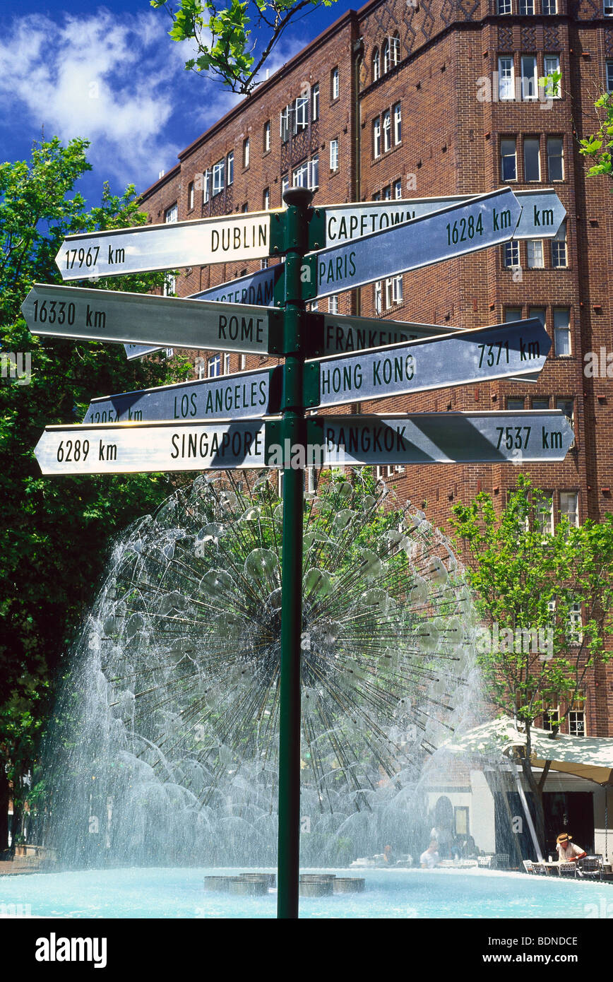 destination sign sydney Stock Photo - Alamy