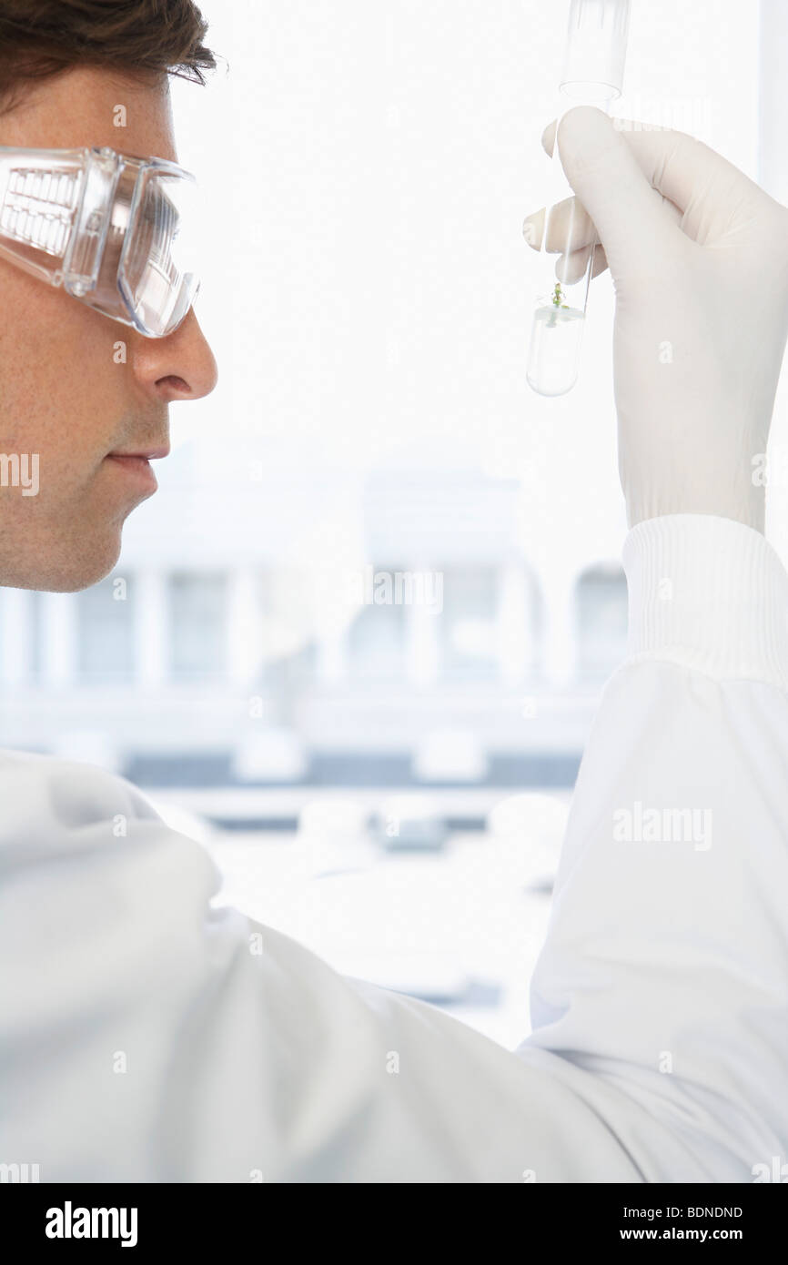 Man in Laboratory Stock Photo - Alamy
