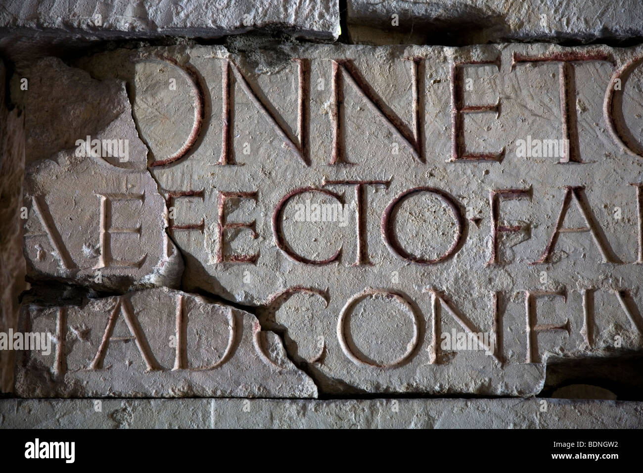 Roman latin writing carved hi-res stock photography and images - Alamy
