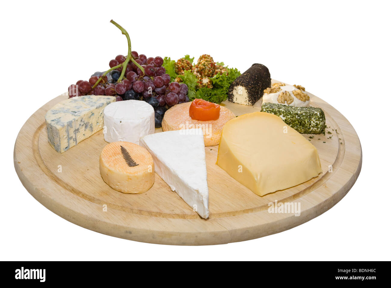 Hard goat cheese Cut Out Stock Images & Pictures - Alamy