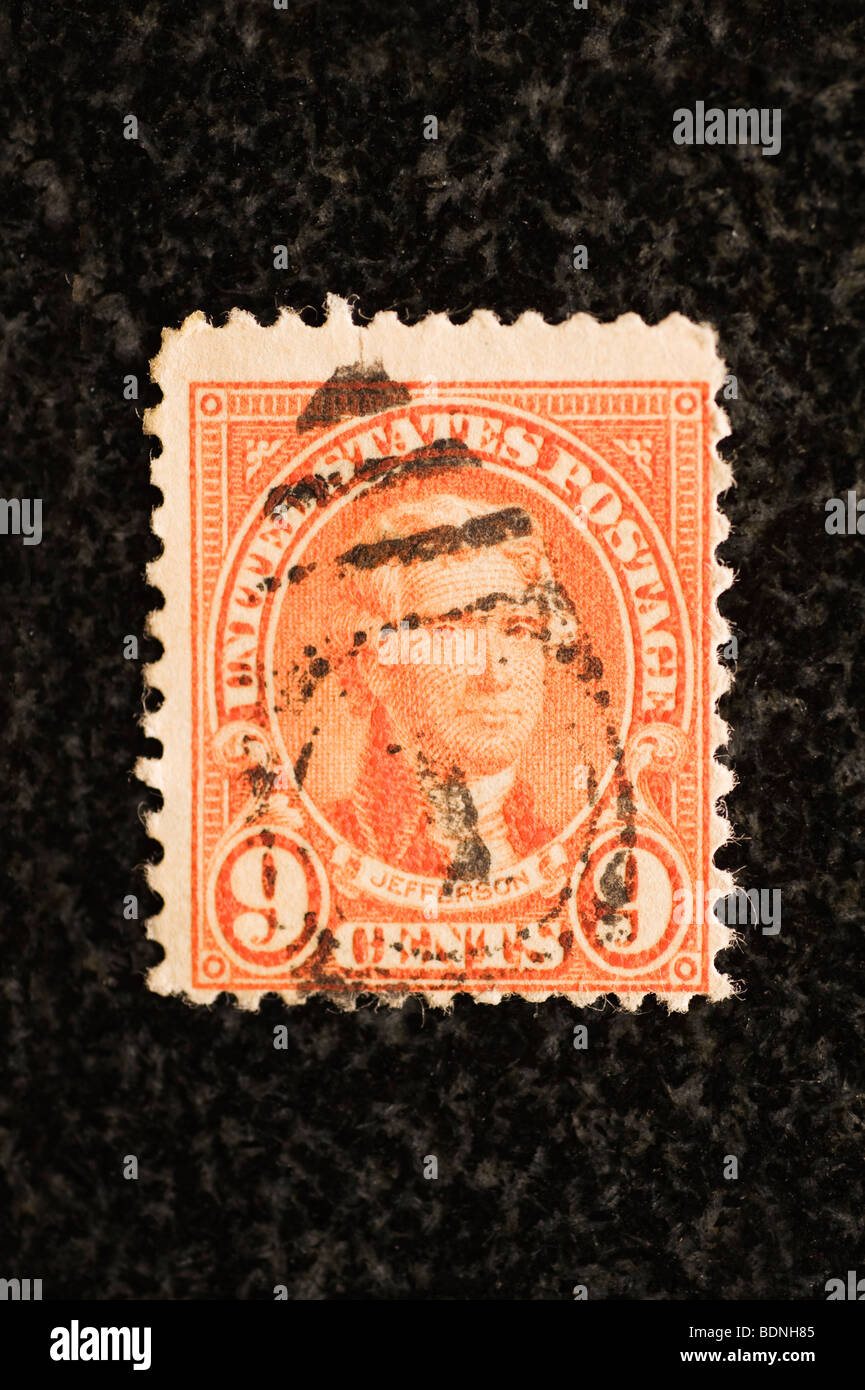 Postage stamp 9 cents hi-res stock photography and images - Alamy