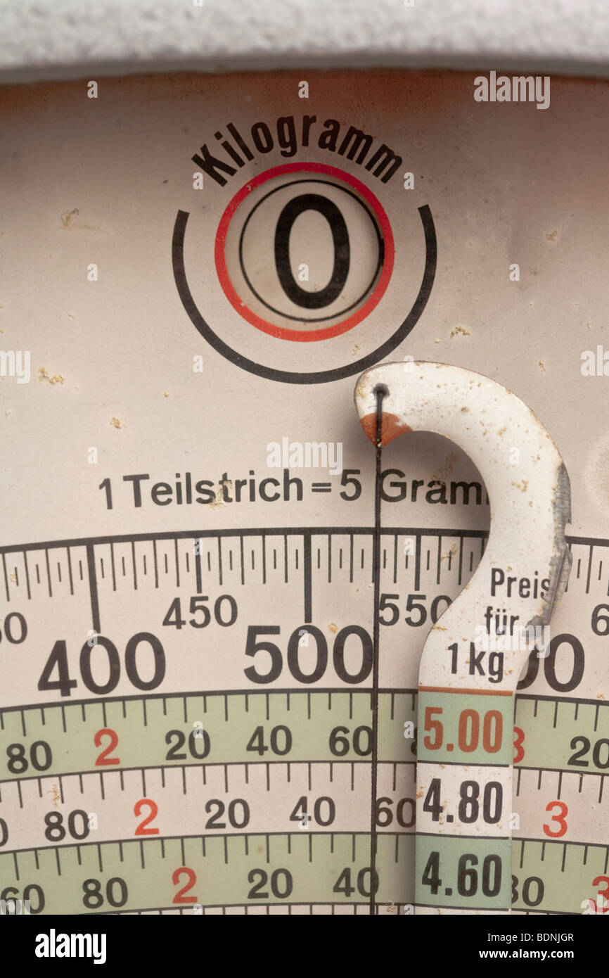 Weigh specification hi-res stock photography and images - Alamy