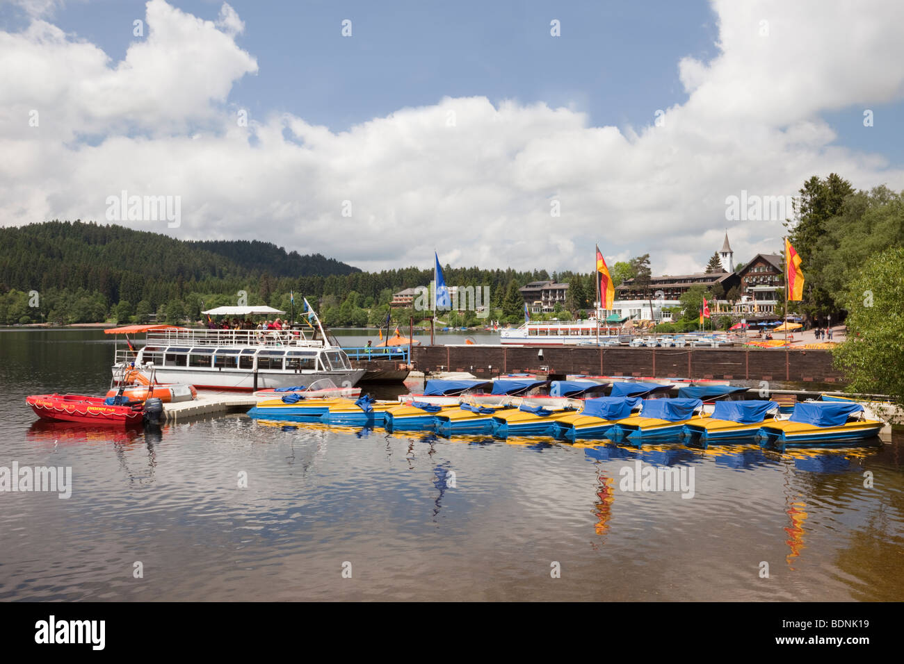 Boats on titisee hi-res stock photography and images - Alamy