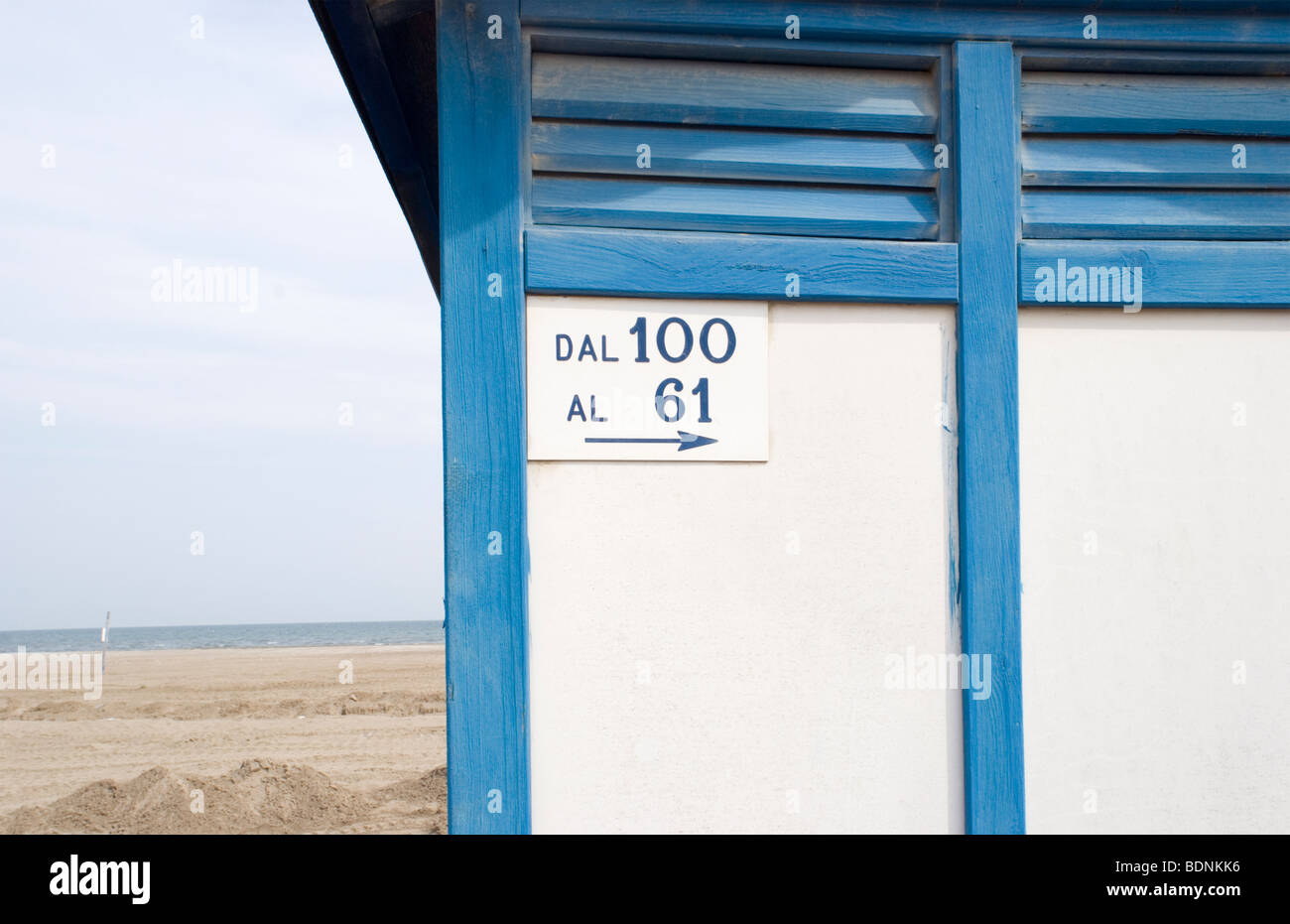 Sign numbered beach hut huts numbers identify identification cabin ...