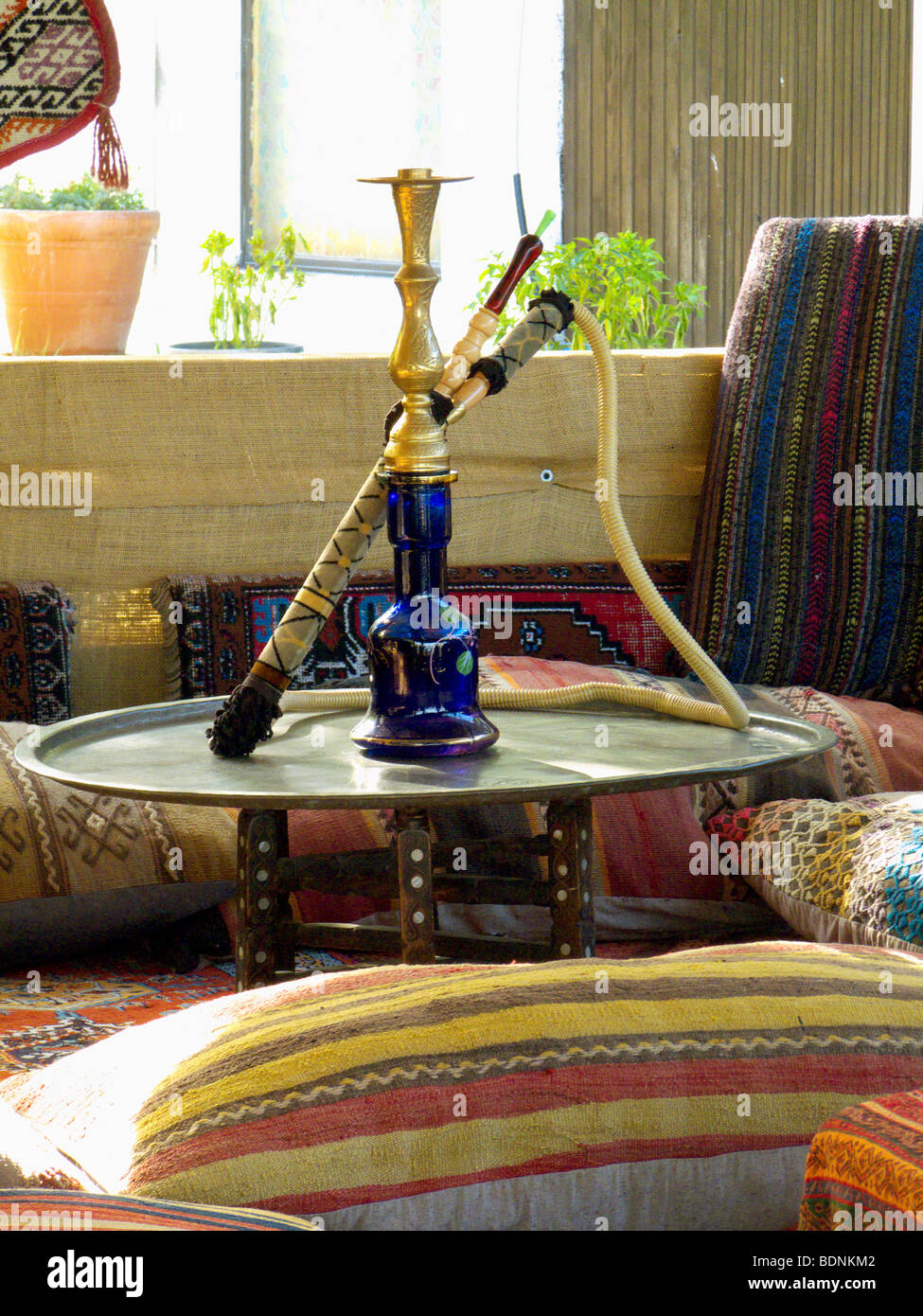 Cafe in Turunc, Turkey Stock Photo - Alamy