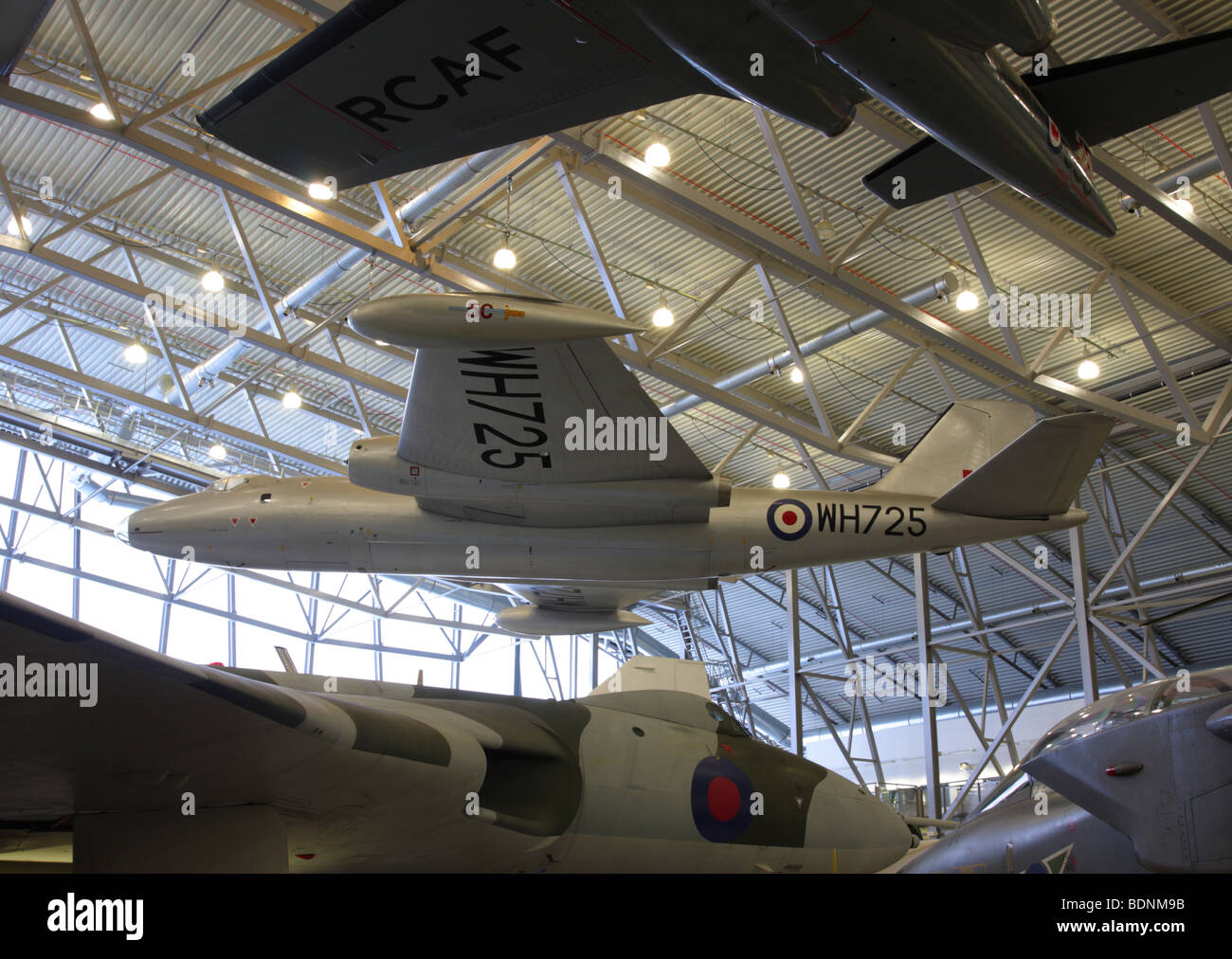English electric canberra aircraft museum piece hi-res stock ...
